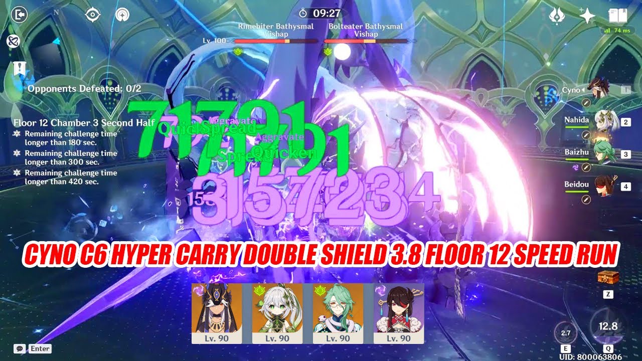 Cyno C6 Hyper Carry Double Shield 3.8 Floor 12 Showcase - Double ...