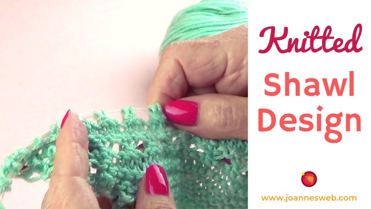 Knitted Shawl Design - How To Design a Shawl Knitting - YouTube