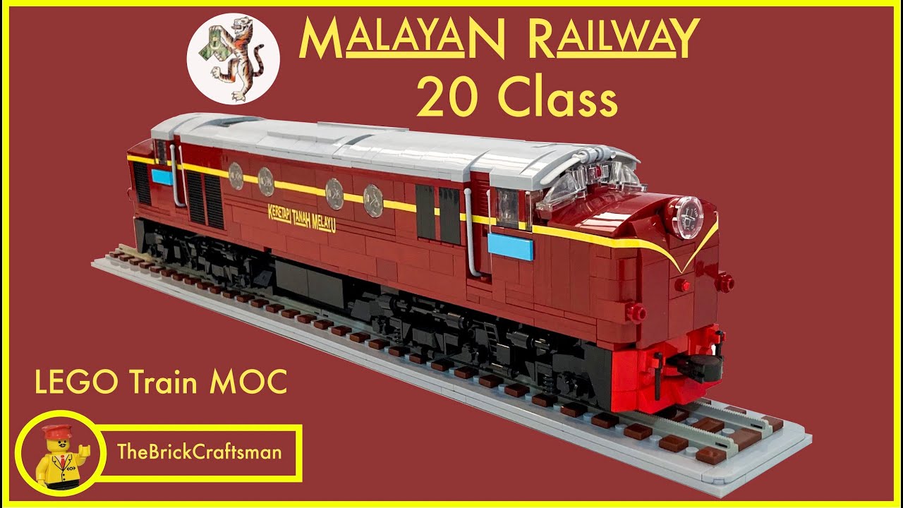 LEGO Malayan Railway 20 Class | Narrow Gauge LEGO Train MOC Showcase ...