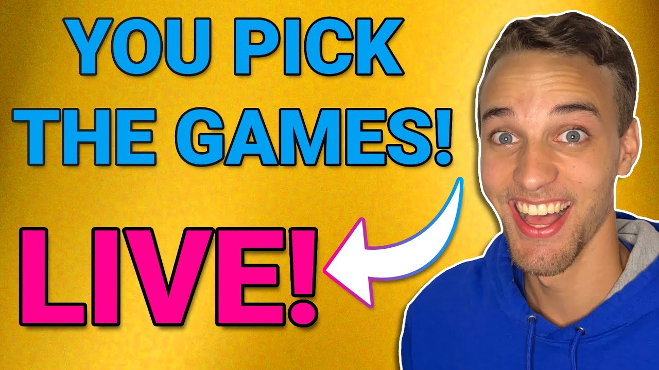 🔴 LIVE! | Chat Picks the Games! | Variety Stream! - YouTube