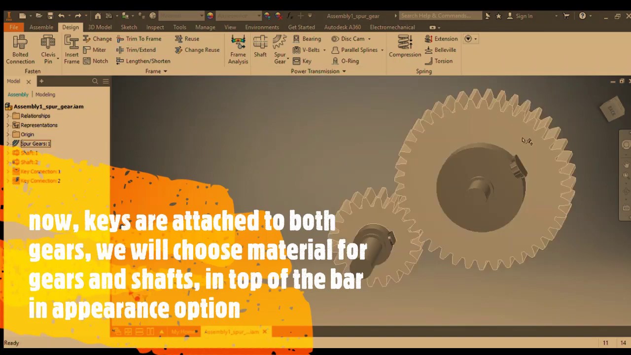 Gear Train Design using Autodesk Inventor- Project assignment for Skyfi ...