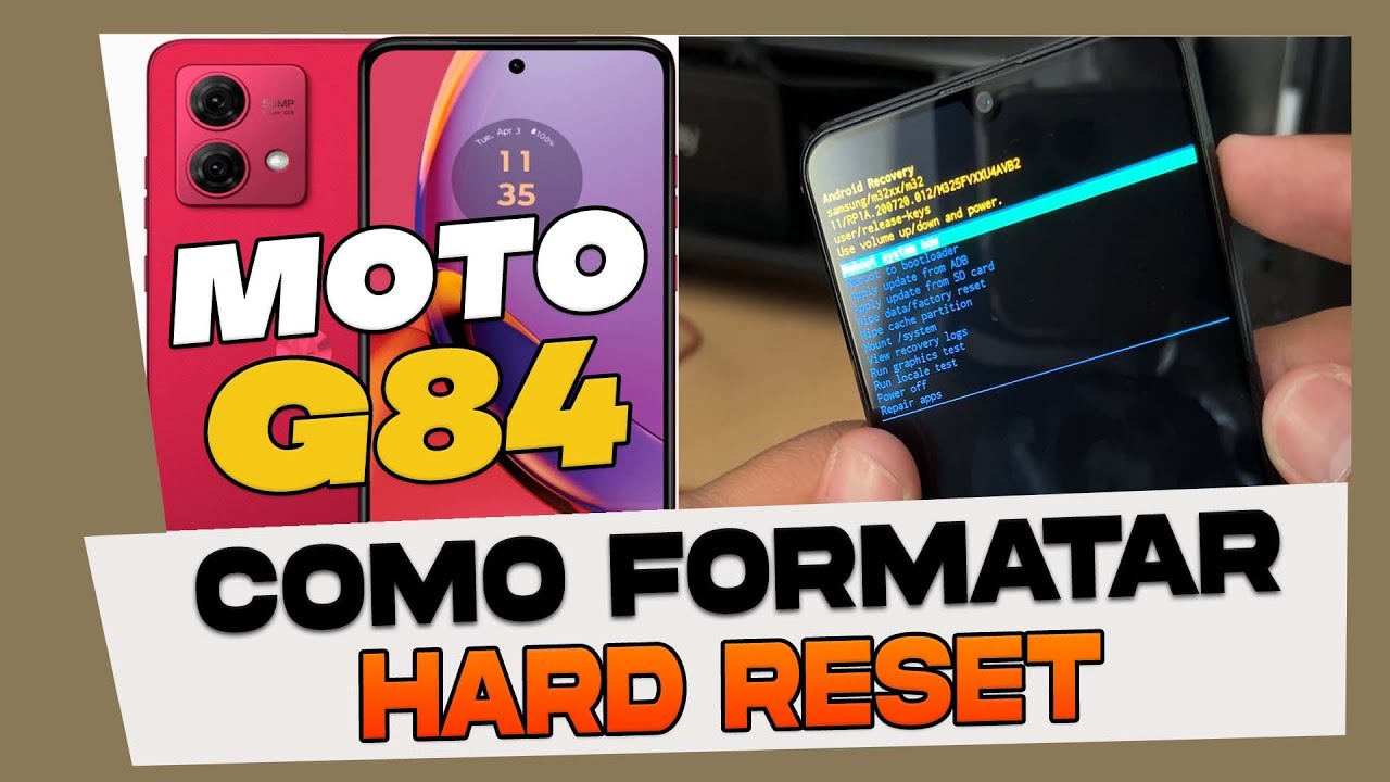 Como Formatar e Fazer Hard Reset no Motorola Moto G84 - YouTube