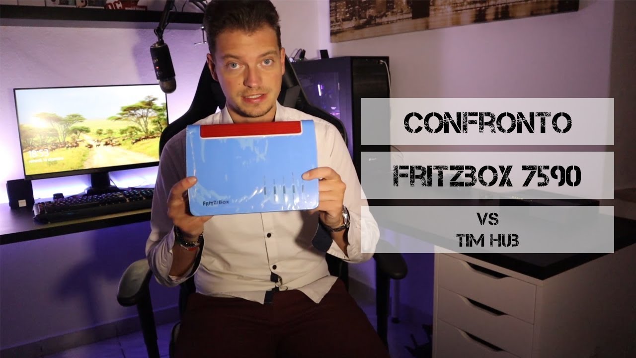 Tim HUB vs Fritz Box 7590 - Guida configurazione e confronto - YouTube