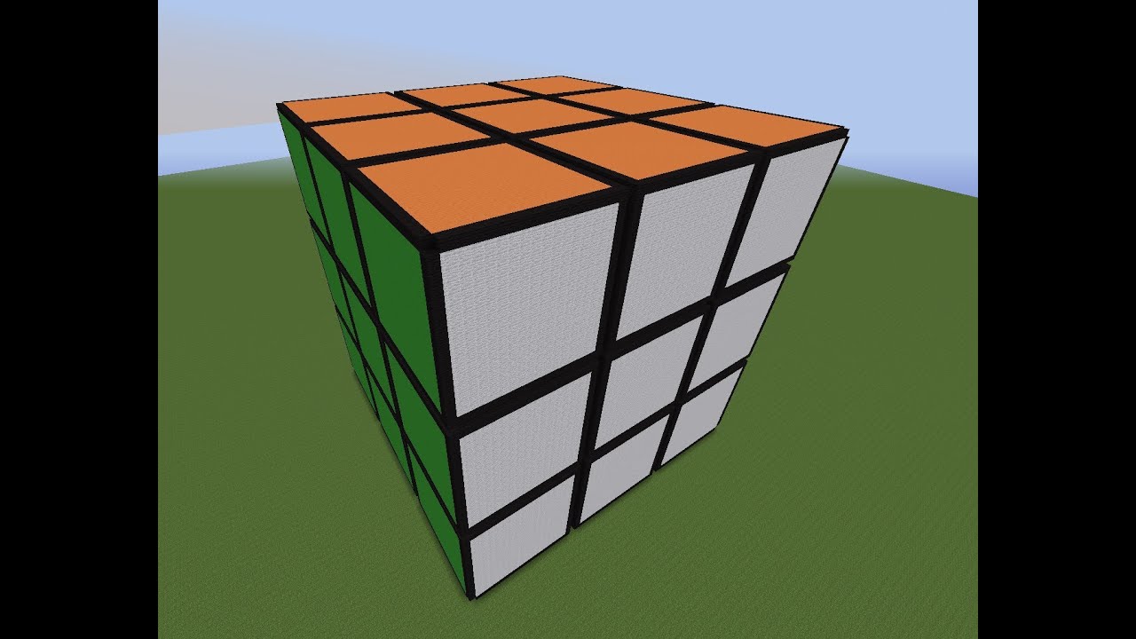 Minecraft 3x3x3 Rubik's Cube - YouTube