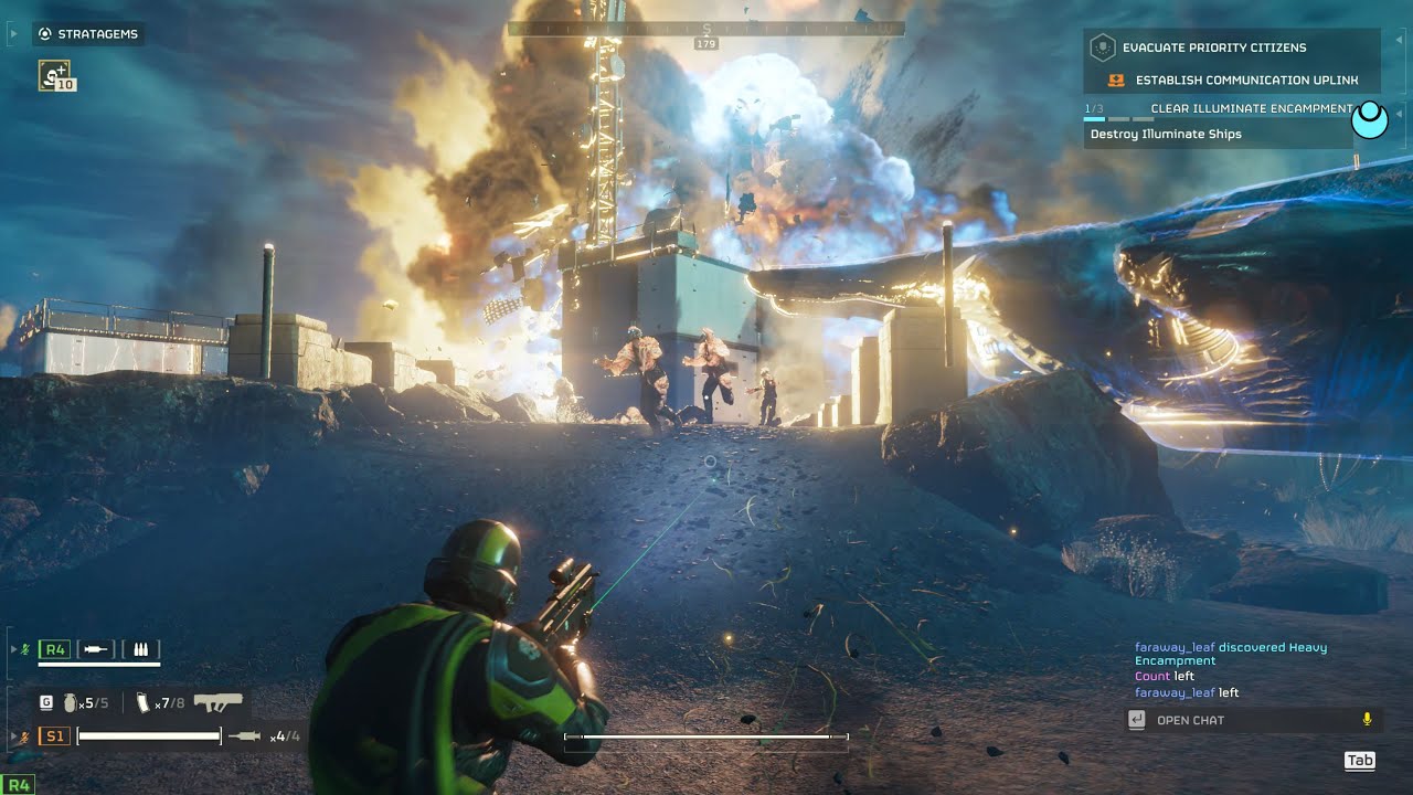 Battle with Illuminate - Super Helldive Difficulty - 4K Quality - Helldivers 2 - YouTube