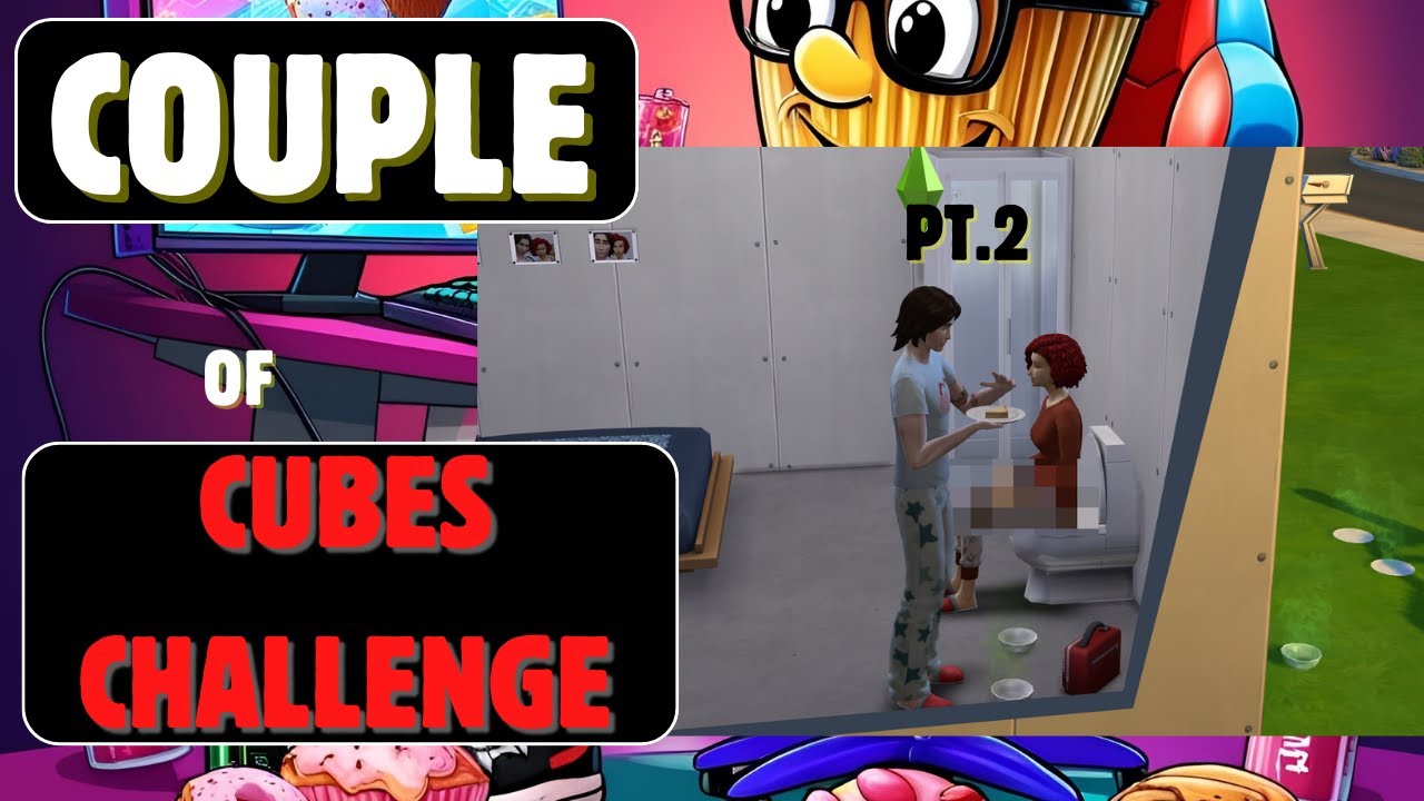 The Sims 4 - Couple of Cubes Challenge PT.2 - YouTube