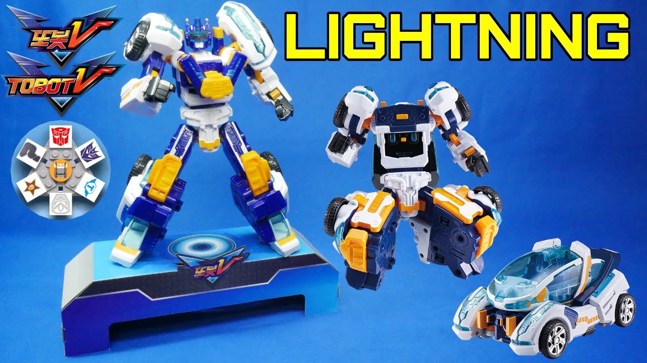 Tobot V Lightning English Review/ 또봇 V 라이트닌 원어민 영어 리뷰 - YouTube