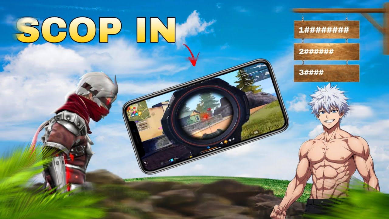 100 % Real Scope In Headshot Tips 🤯 Just 3 Staps | Zerox Ff Scope ...