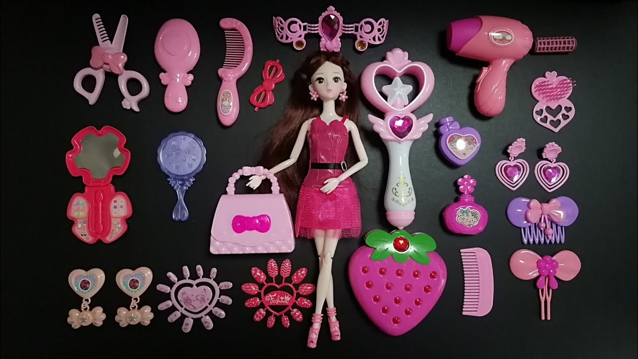 14:40 Minutes Satisfying with Unboxing Barbie Doll with her Favorite ...