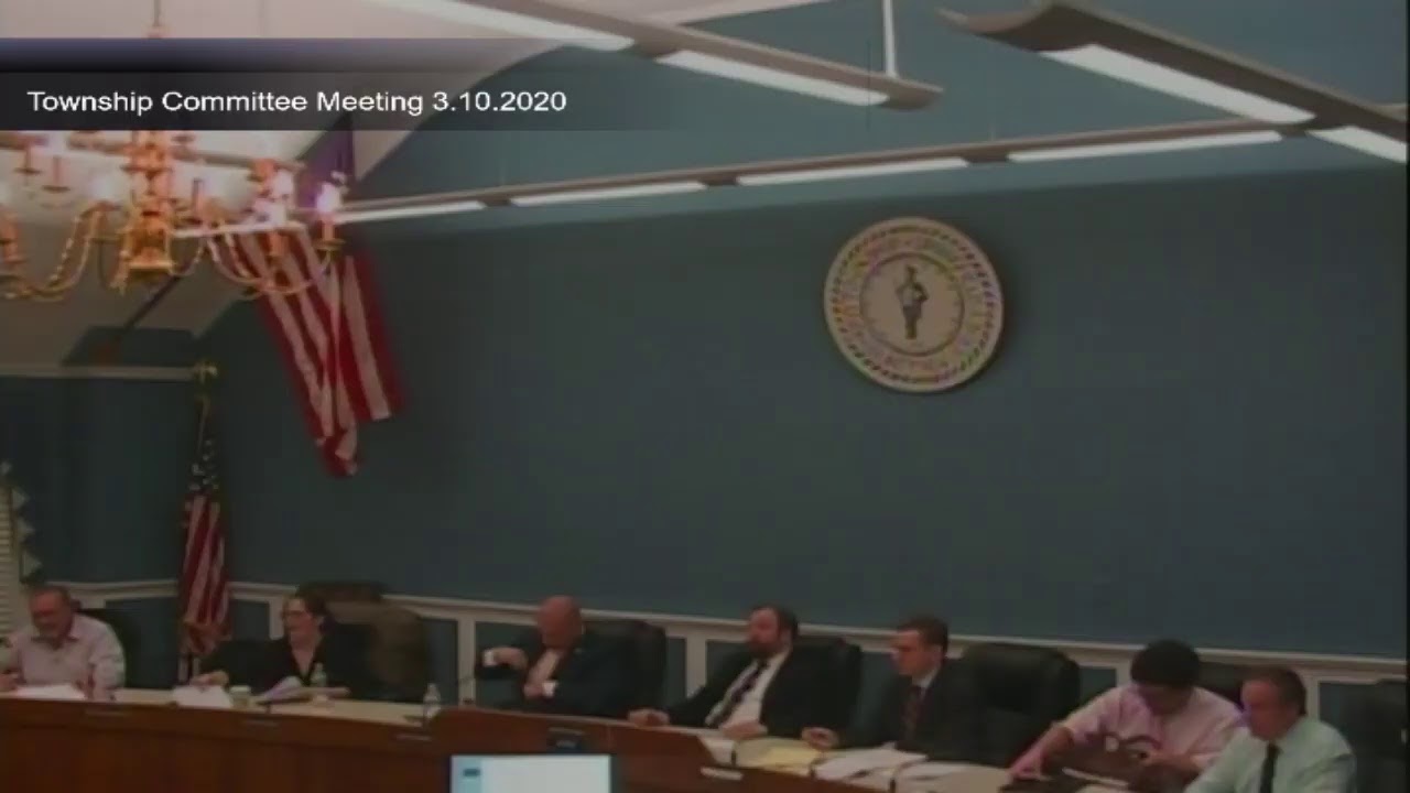 Township Committee Meeting: March 10, 2020 - YouTube