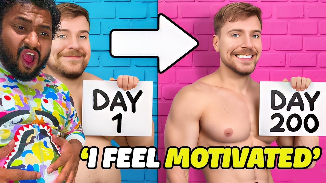 FAT DUDE Reacts To Mr Beast Lose 100 LBs, Win $250,000! REACTION - YouTube