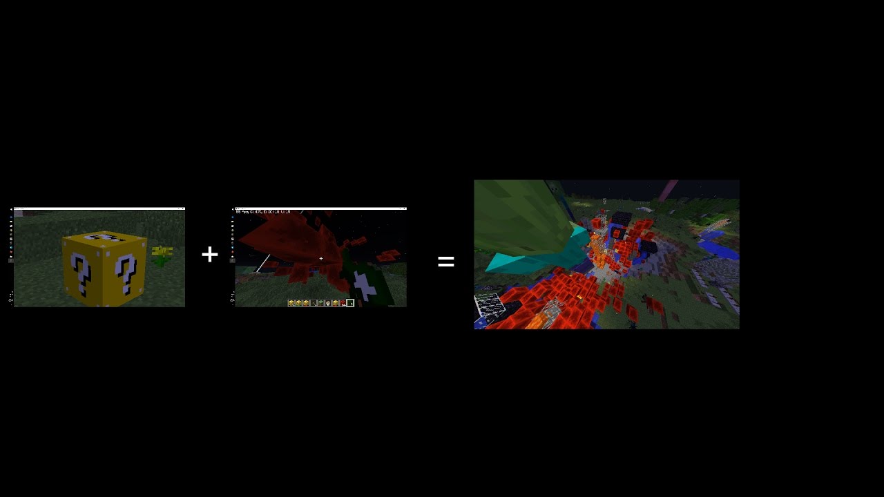 Unlucky Lucky Blocks + Block Spread With Redstone = Insane | Minecraft ...