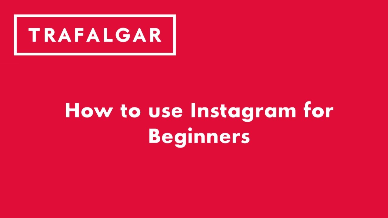 How to use Instagram for beginners - YouTube