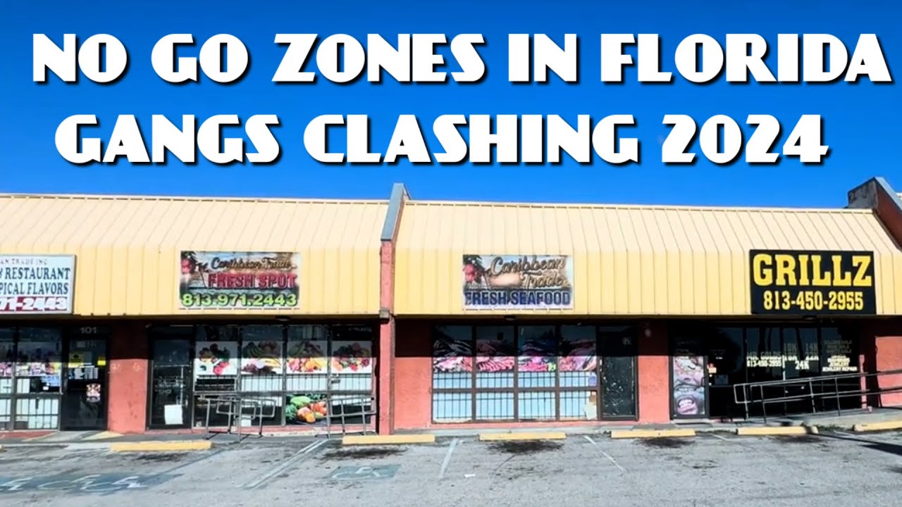 "No Go Zones" In Florida Cities As Gangs Clash 2024 - YouTube