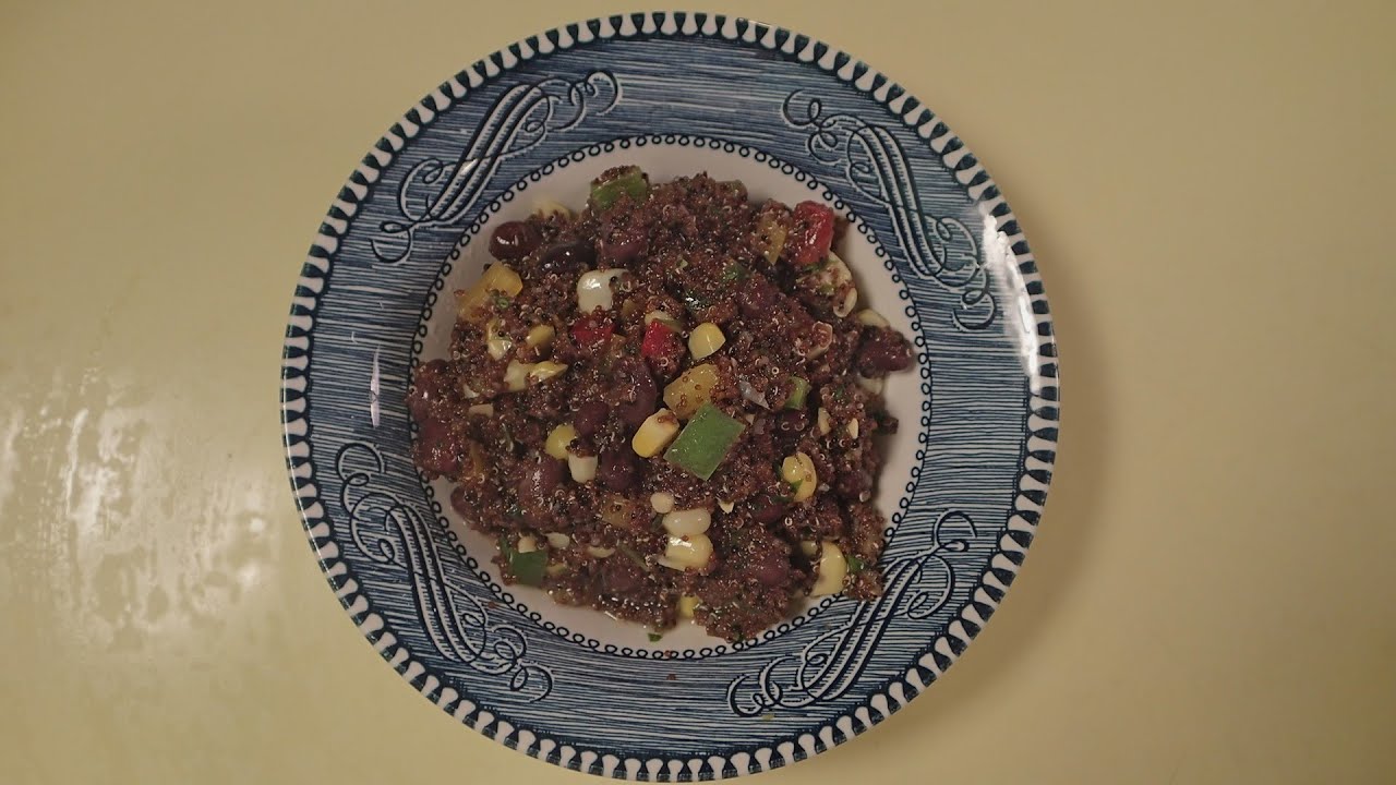 http://thefatveganchef.com - Kaniwa and black bean salad gluten free ...