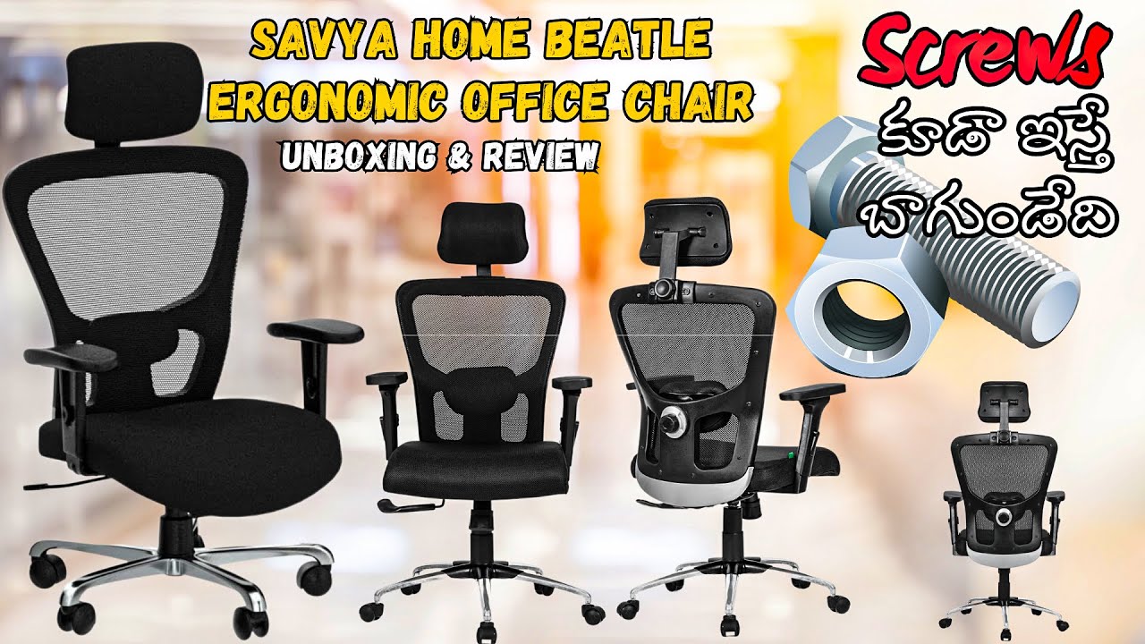The Ultimate Ergonomic Office Chair? SAVYA HOME Beatle High Back Review ...