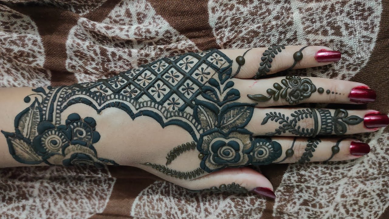 2023 back hand mehndi designs | mahdi ka dizain | mehandi ka design ...