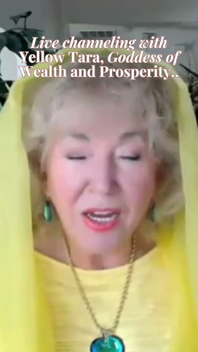 Tap into abundance with #YellowTara as she channels wealth codes for # ...