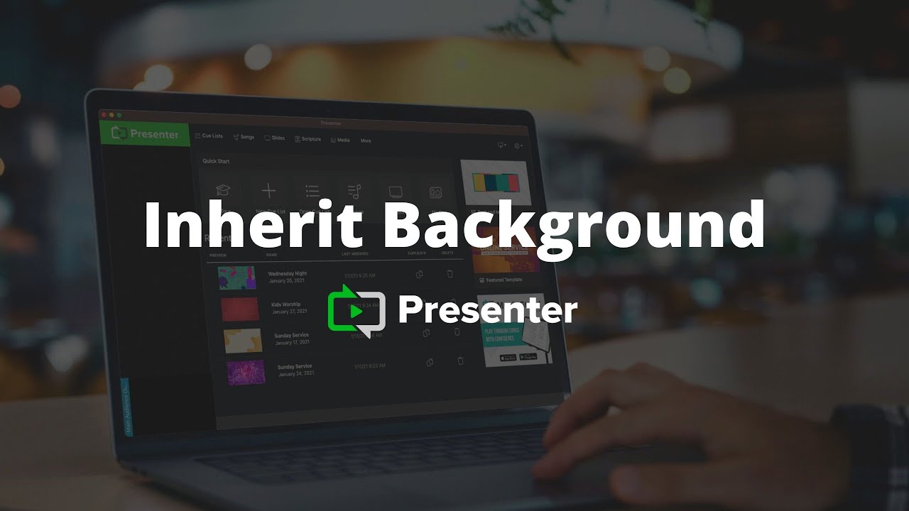 Inherit Background | Presenter - YouTube