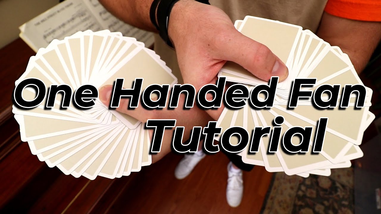 Spread Cards Like a Pro: One Handed Fan Tutorial (Basic) - YouTube
