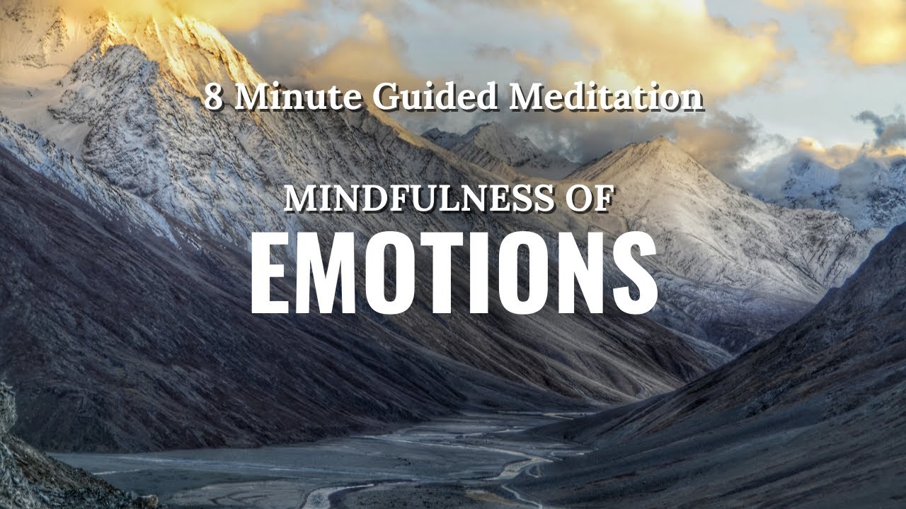 Mindfulness of Emotions - YouTube
