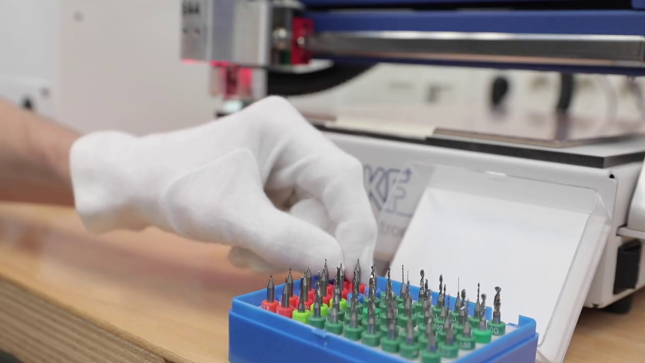 Milling depth adjustment & surface processing - In-House PCB production ...