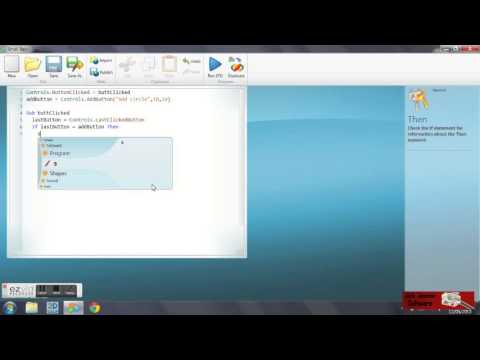 How to move shapes to follow the mouse in Microsoft Small Basic - YouTube