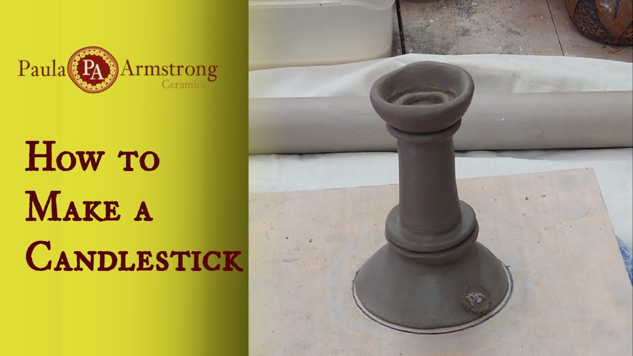 How to hand build a Candlestick using coils - YouTube
