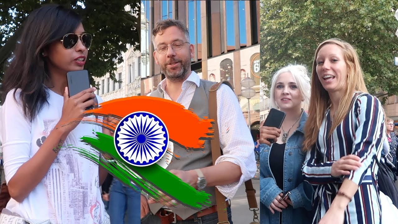 Street interviews in Europe| What foreigners think about India | Indian ...