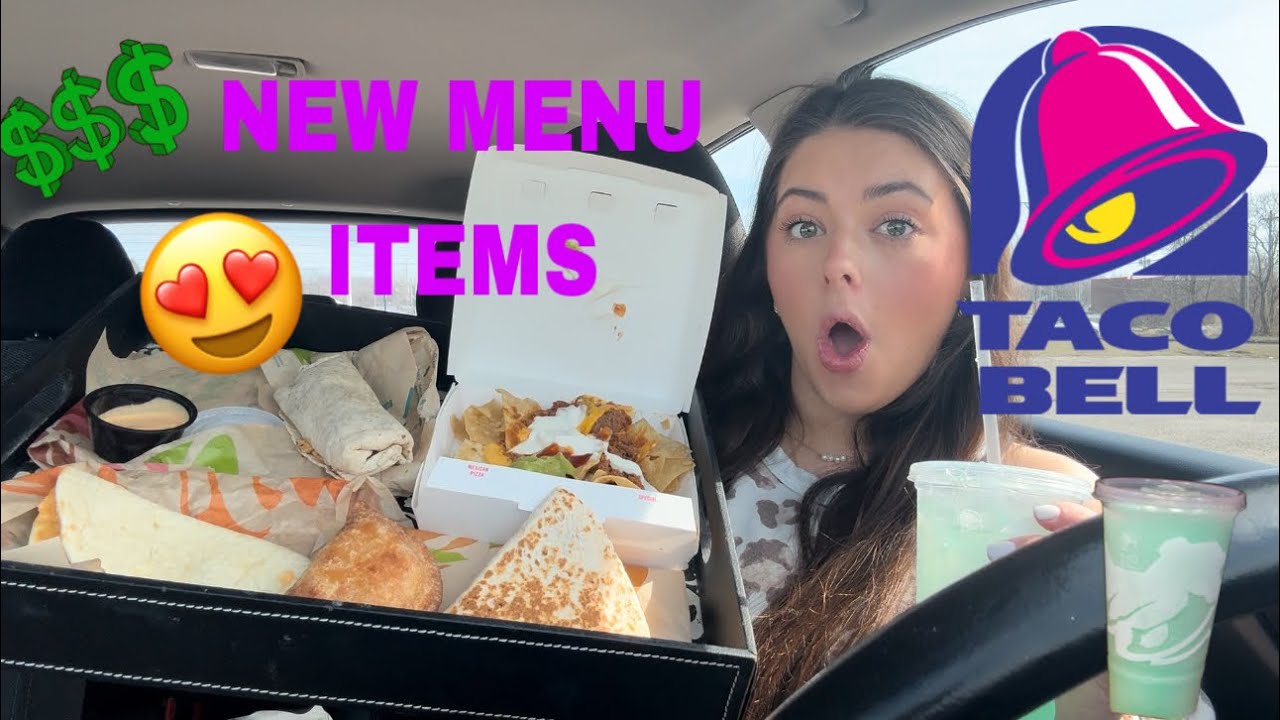 Trying Taco Bell NEW MENU ITEMS - YouTube