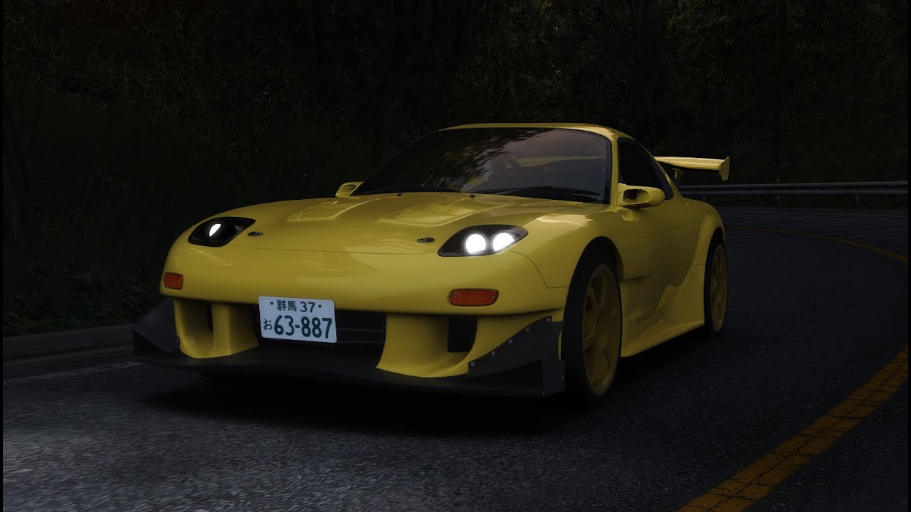 Assetto Corsa - Keisuke Takahashi's RX-7 FD EK Akagi Uphill 3:39.861 ...