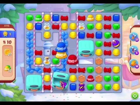 HomeScapes Level 7775 no boosters (17 moves)