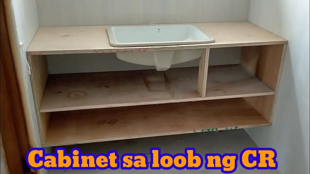 Gumawa kami ng maliit na Cabinet sa loob ng CR/Kulotz Nacua tv - YouTube