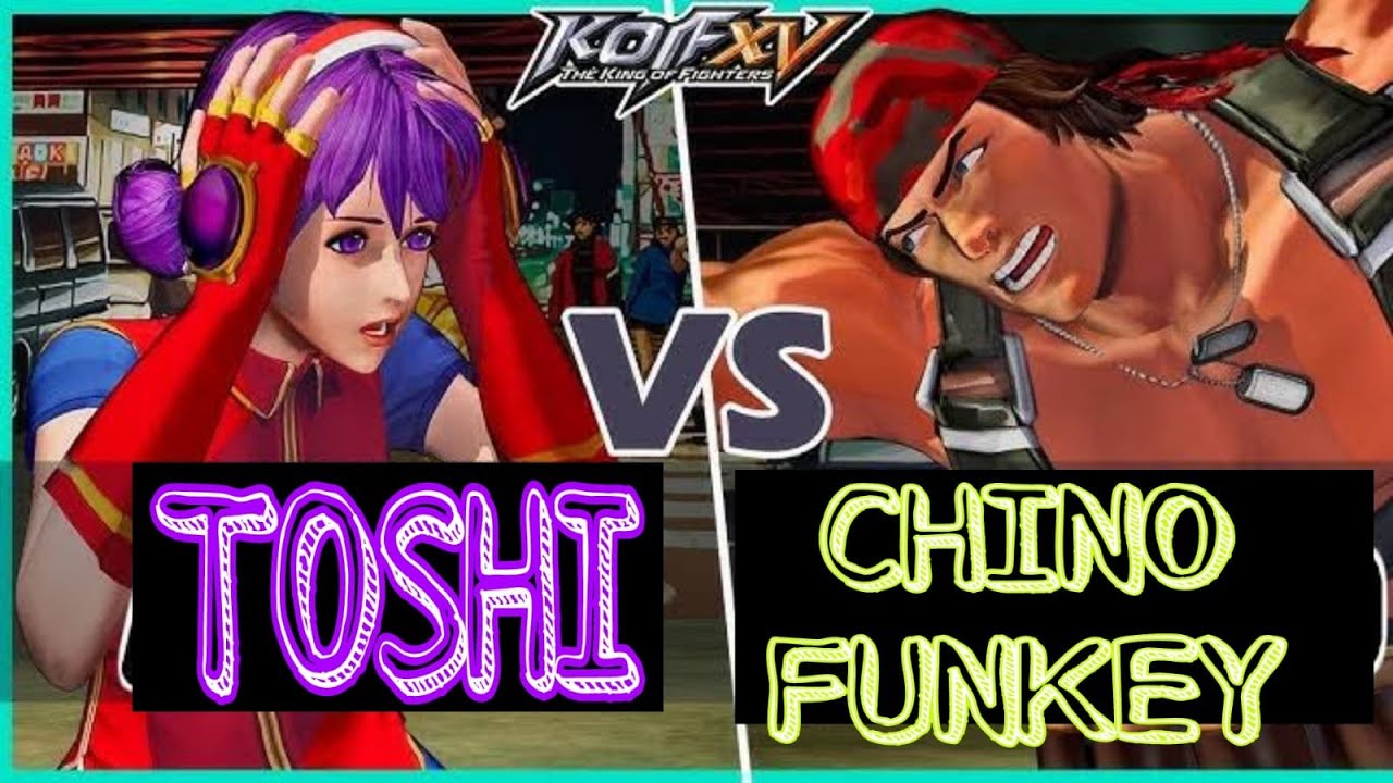 KOF XV GHZ/CHINO FUNKEY (RALPH CLARK HEIDER) VS MGM TOSHI (ATHENA KULA ...