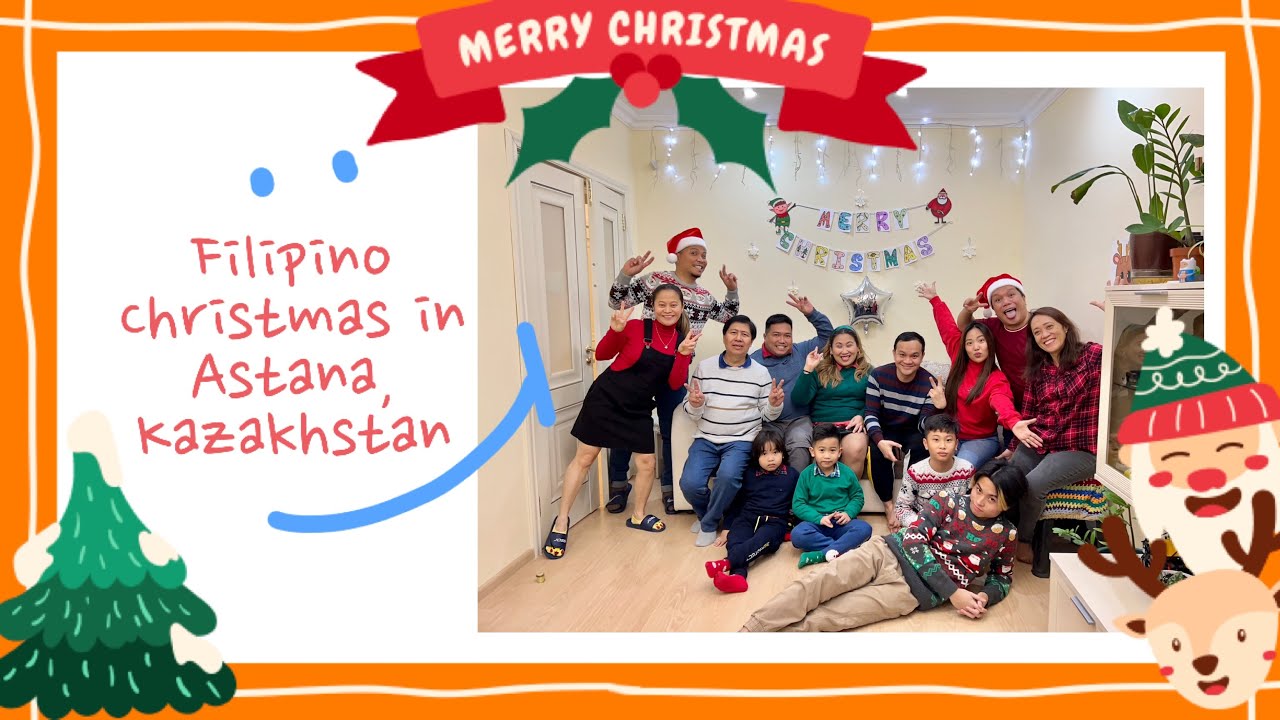 Filipino Christmas in Astana Kazakhstan 🇵🇭🇰🇿 | Paskong OFW | Alguno ...