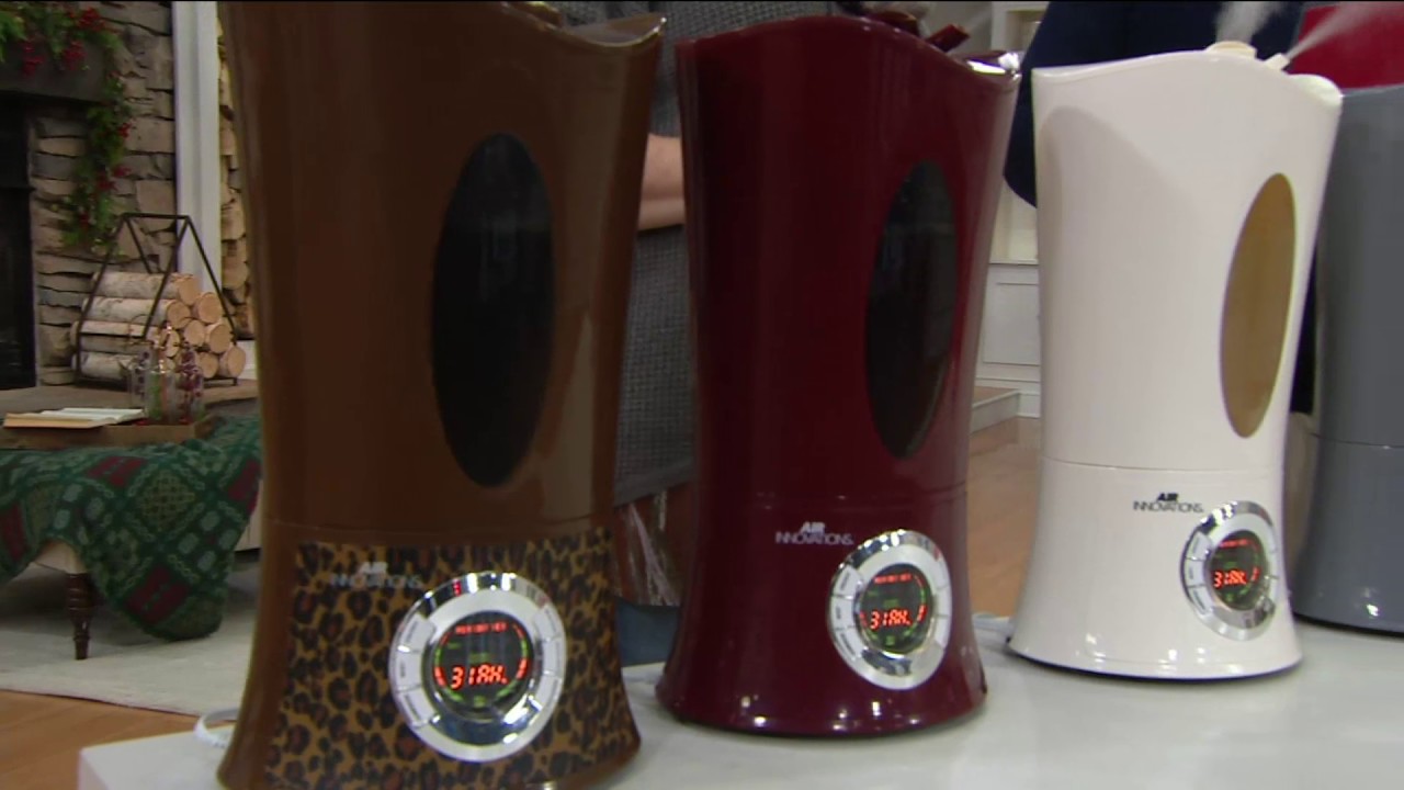Air Innovations Clean Mist Digital Ultrasonic Humidifier on QVC - YouTube
