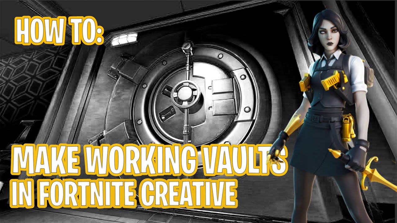 How to Make a VAULT with Keycard in FORTNITE CREATIVE!! (and what NOT ...