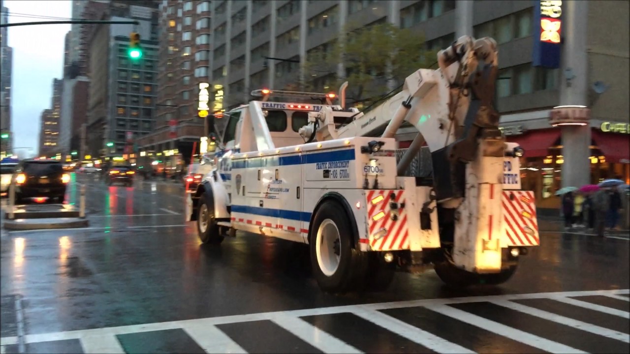COMPILATION OF MANY DIFFERENT NYPD UNITS PATROLLING THE STREETS OF NEW ...