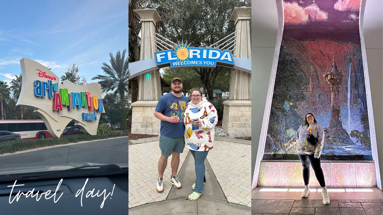 Walt Disney World Vlog 🚗 Day 1 | Travel Day, Art of Animation and ...