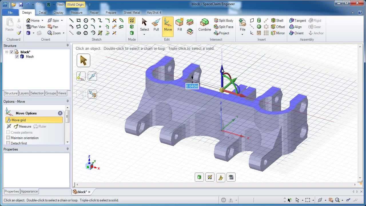 SpaceClaim Feature Demo: Curve Fitting Tools - YouTube