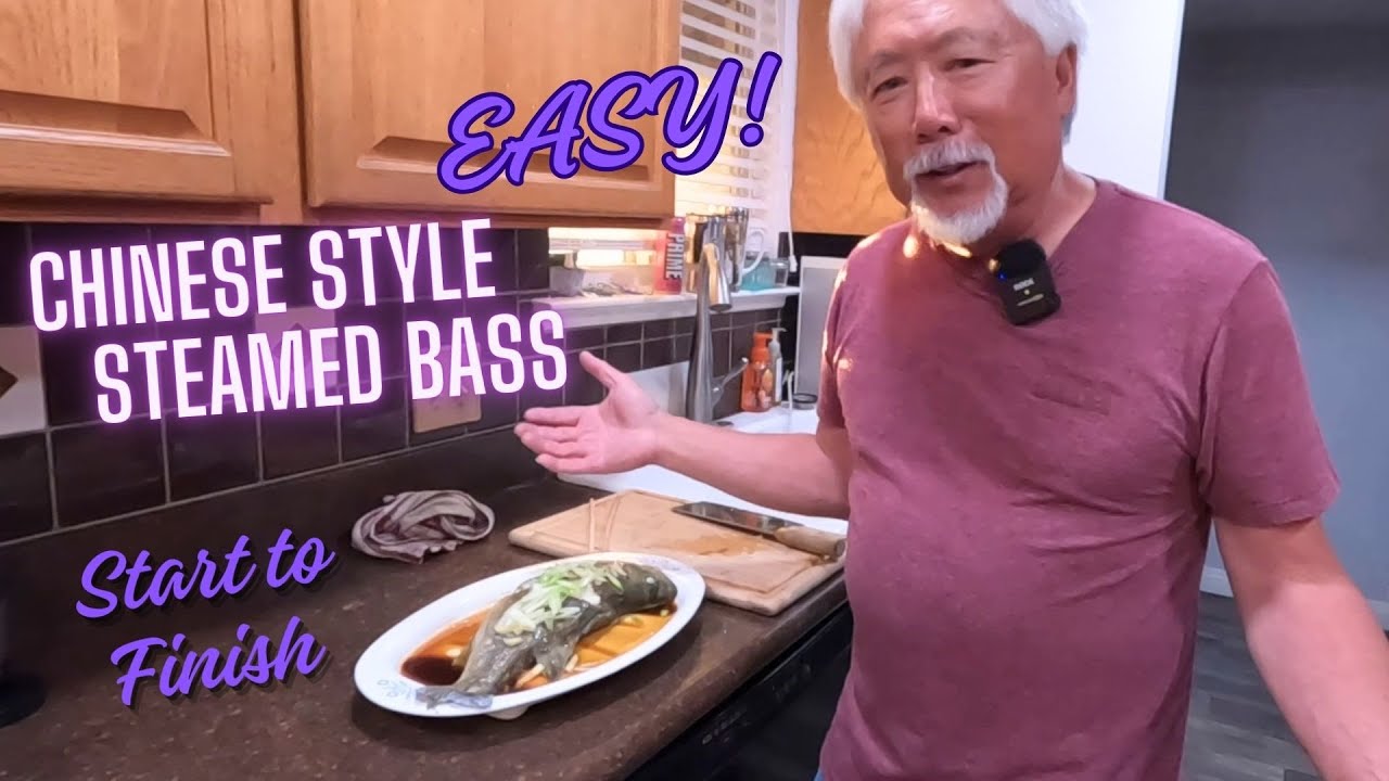Start to Finish, Easy Chinese Steamed Bass - YouTube