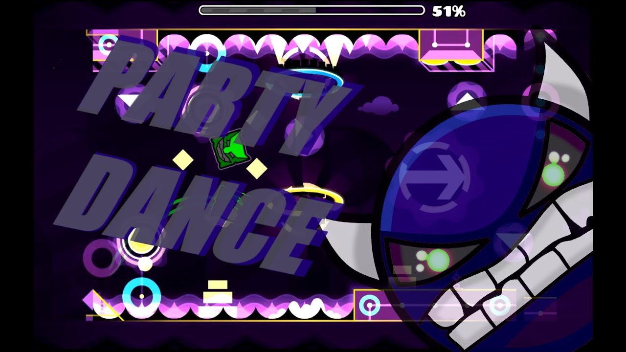 Geometry dash - Party Dance [DEMON] - YouTube
