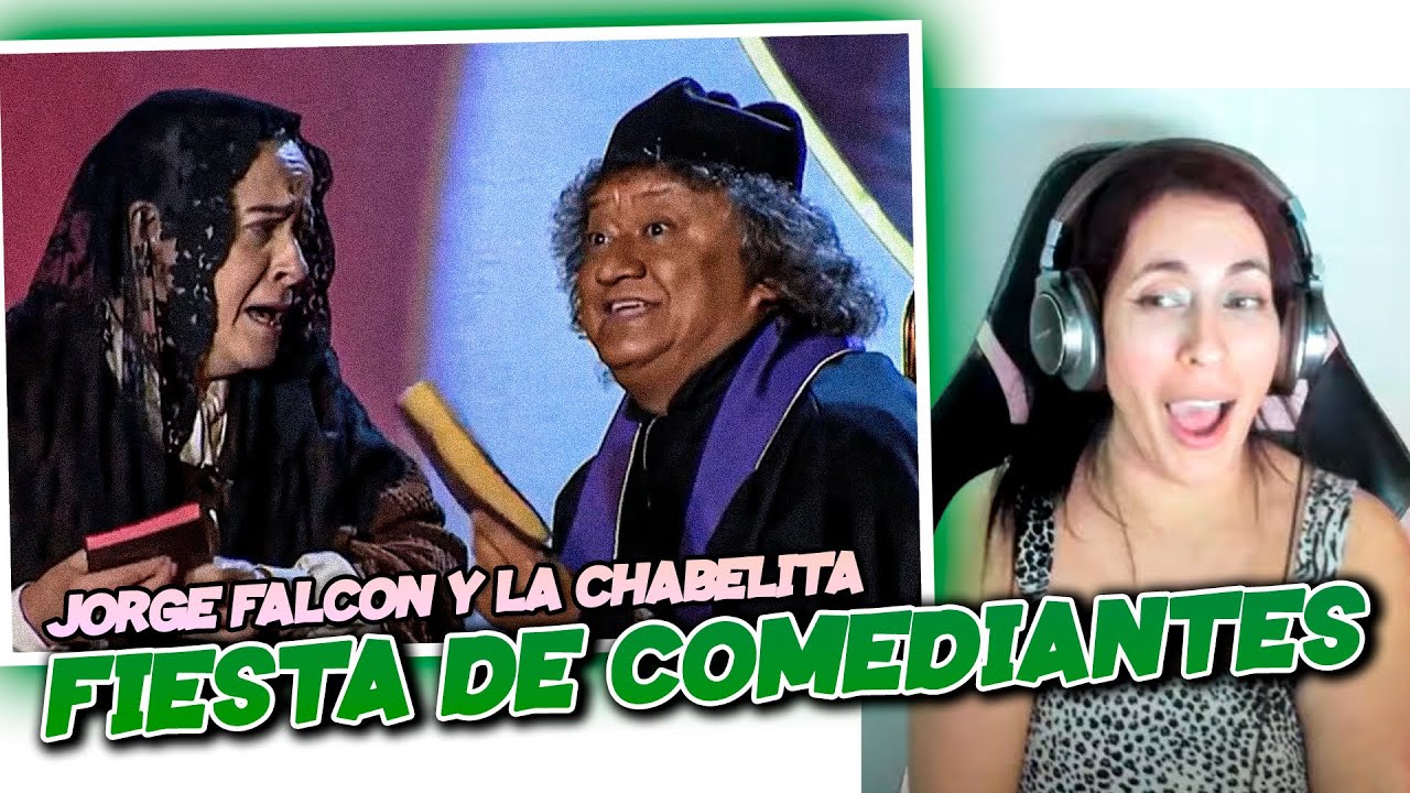 JORGE FALCON Y LA CHABELITA 🇲🇽 QUIERE ALGO NEGRO y LARGO? 🤣 Reacción ...