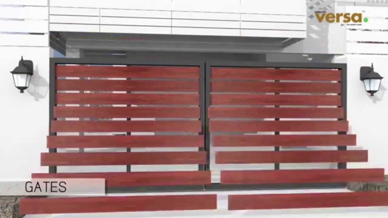 Versa Plank WPC Gates Application Ideas - YouTube