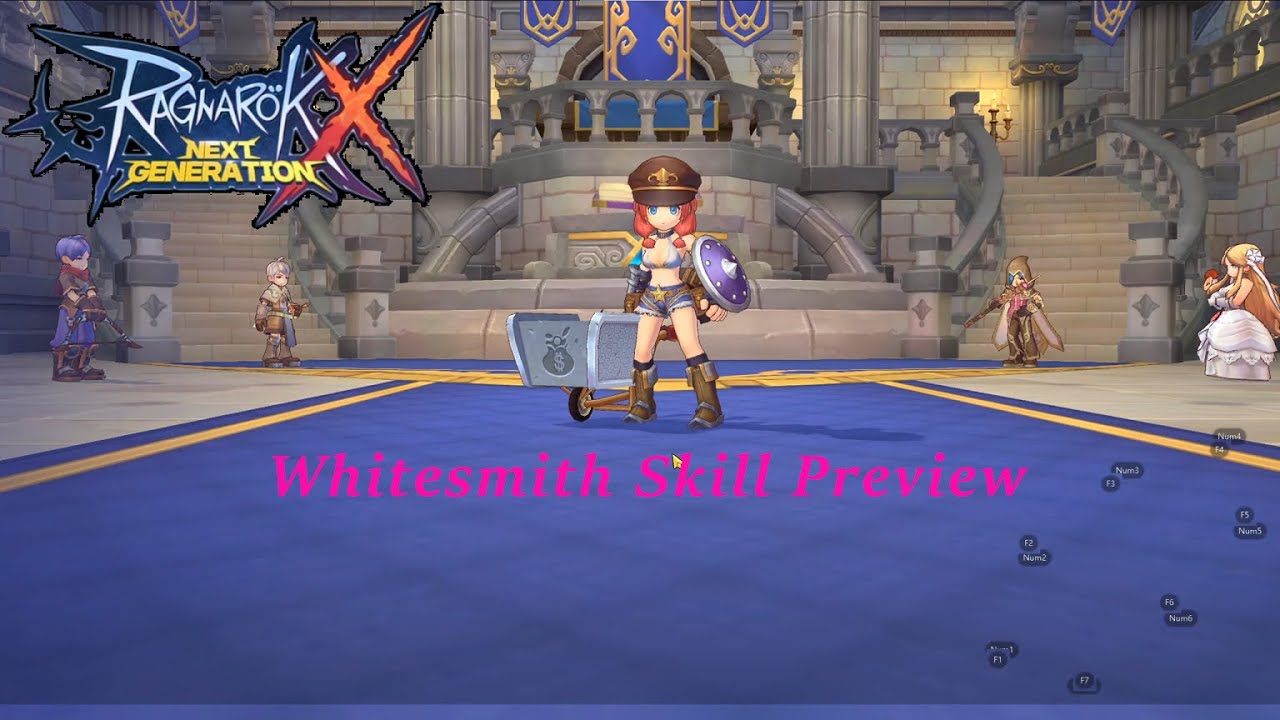 Whitesmith Skill preview | rox | Ragnarok X: Next Generation - YouTube
