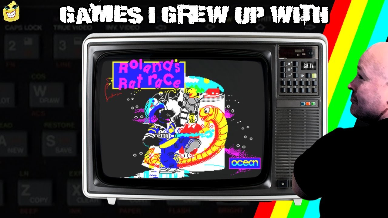 Roland's Rat Race - ZX Spectrum / Games I Grew Up With - YouTube