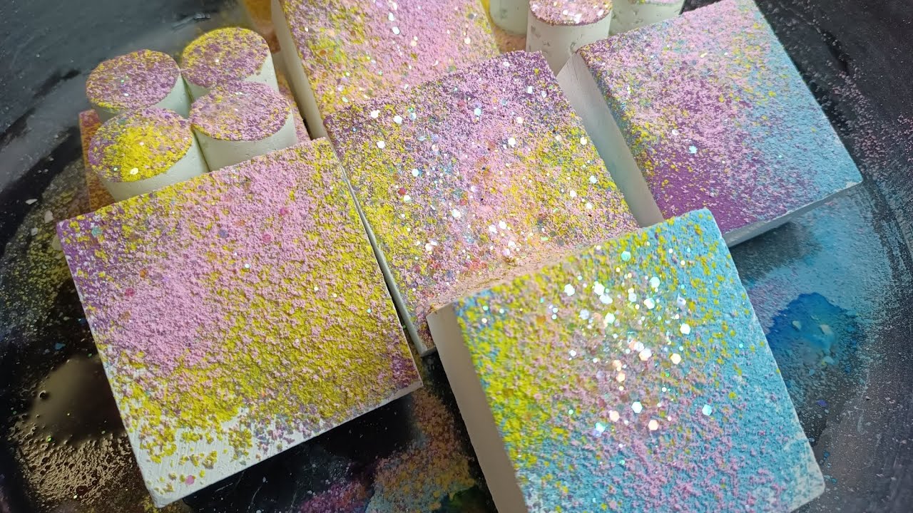 Crispy and slightly hard texture, fresh chalk - YouTube