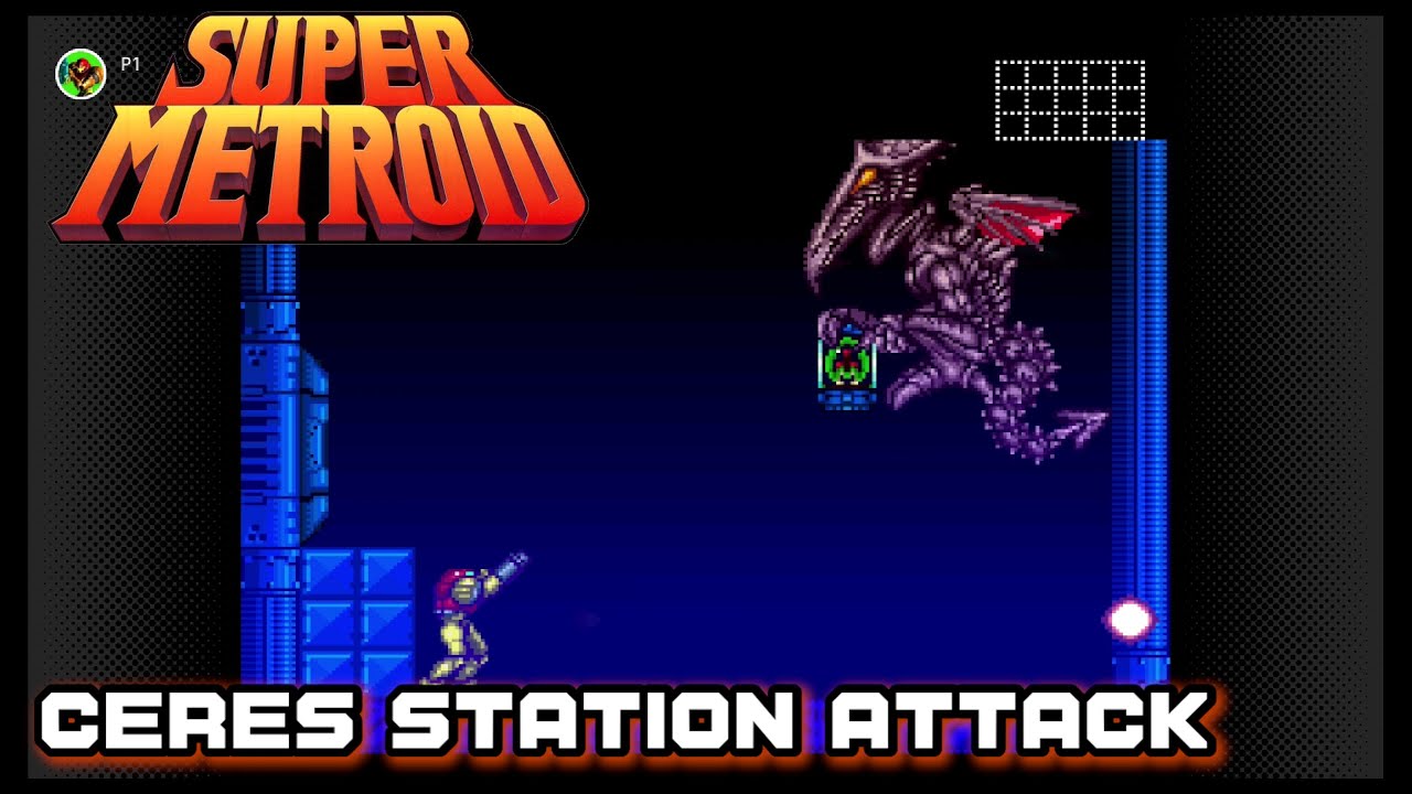 Ceres station attack - Super Metroid - 100% Playthrough Part 1 - YouTube