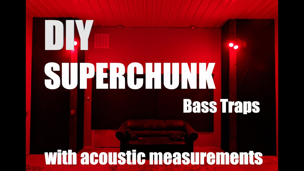 Giant SuperChunks - DIY Recording Studio Treatment - (with Measurements ...