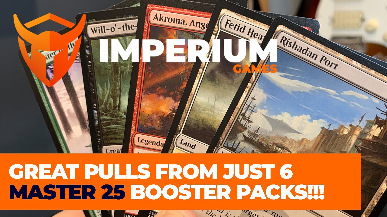 Master 25 MTG booster packs opening! [MTG CANADA] - YouTube